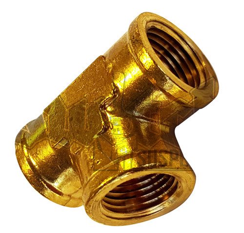 Forged Brass Female Threaded Tee - Switch Suspension
