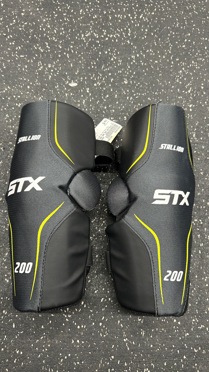 Used STX STALLION 200 ARM PAD Lacrosse Arm Pads/Guards Black MD