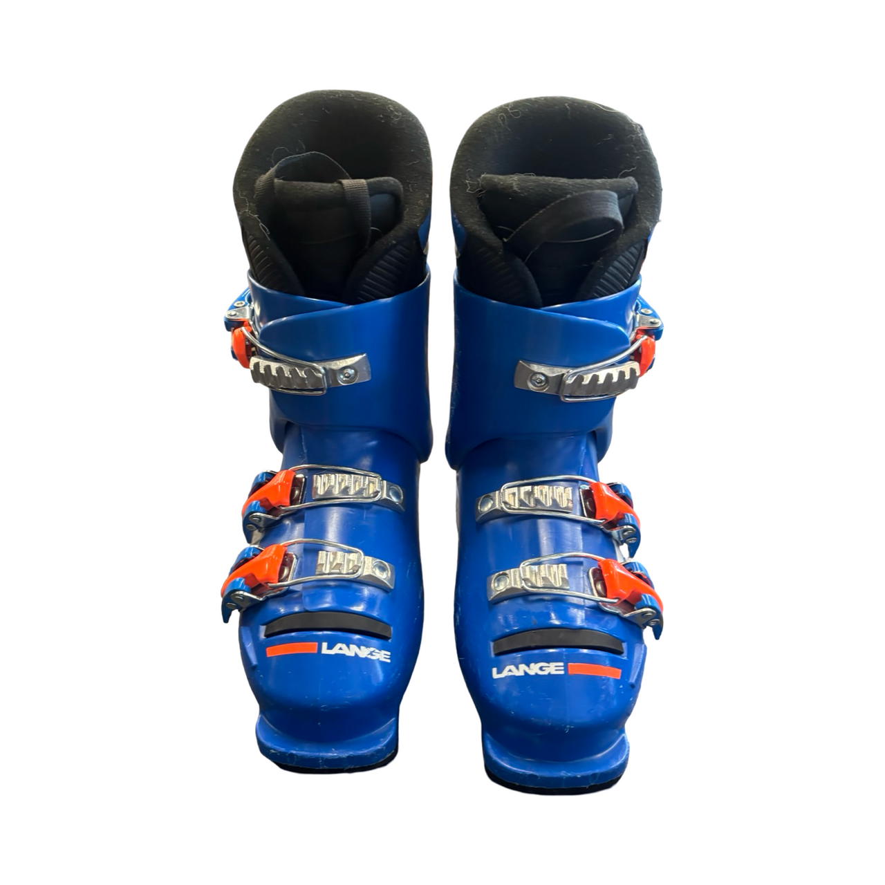Used Lange RSJ 50 Boys DH Ski Boot Black 225 MP - J04.5 - W5.5