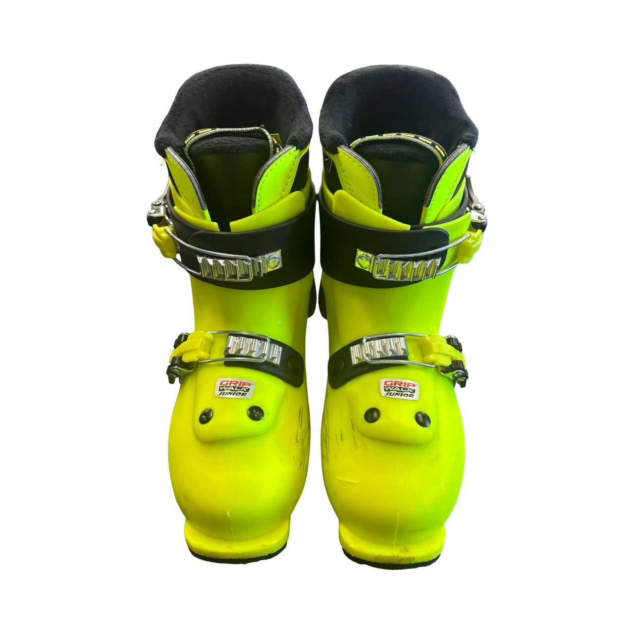 Used Head Z2 Boys DH Ski Boot Yellow 205 MP - J01