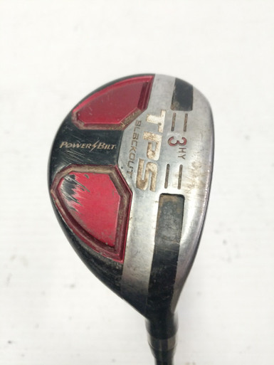 Used Powerbilt TPS BLACKOUT 3 Hybrid Regular Flex Graphite Shaft Hybrid ...
