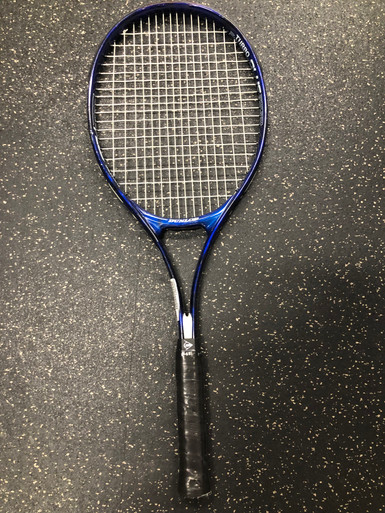 Used Dunlop Racquets TURBO PLUS Adult Tennis Racquet Navy Blue 4 3/8"
