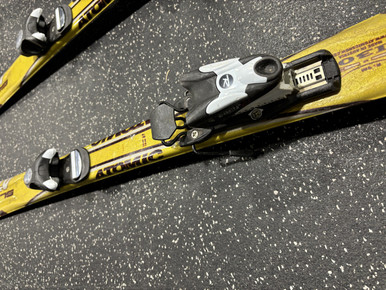 Used Atomic SL9 Boys DH Ski/Binding Yellow 130 cm