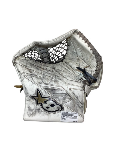Used Brians SUBZERO3 PRO-GLOVE Senior Goalie Catcher White