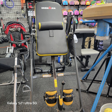 Used Ironman INVERSION TABLE Inversion Table Black