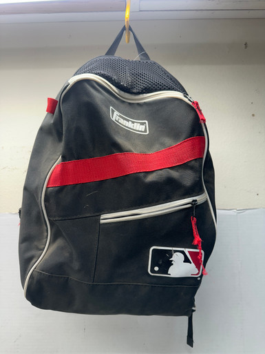 Used Franklin BAT BACKPACK BB/SB Player Backpack Black And Red