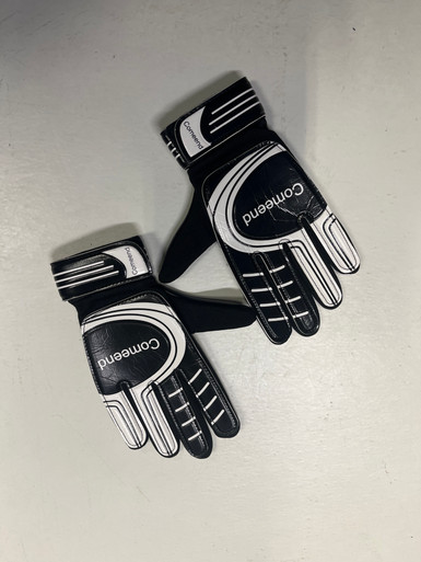 Used GOALIE GLOVES Soccer Goalie Gloves Black 6