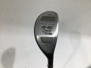 Used Snake Eyes QUICKSTRIKE 7W/3I 22 DEG S FLEX HYBRID Mens Hybrid Club ...