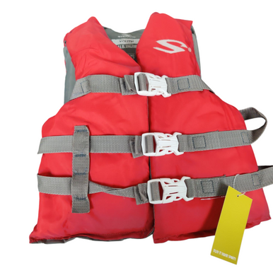Used Stearns PFD Red Youth 50-90lbs