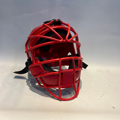Used Nike RED CATCHERS HELMET Catchers Helmet w/Mask Red SM