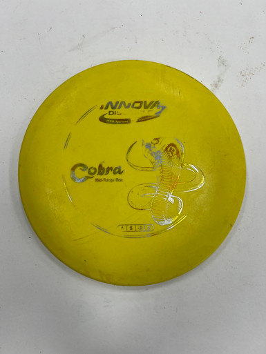 Used Innova COBRA Disc Golf Mid Range Yellow