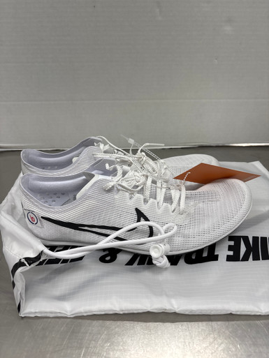 Used Nike MAMBA V6 Track & Field Cleats Adult White Senior 10