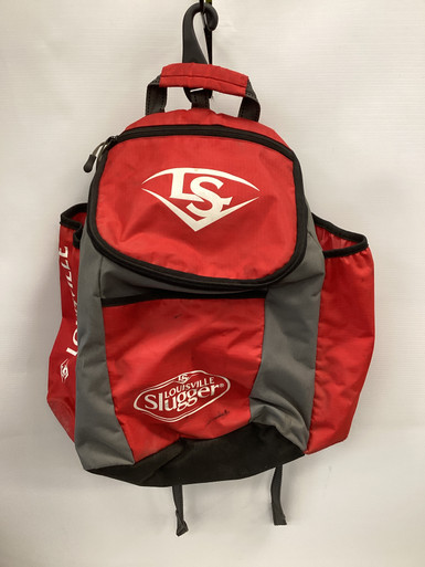 Used Louisville Slugger BACKPACK BB/SB Player Backpack Red