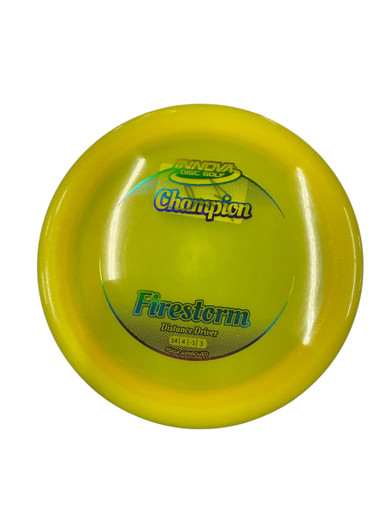 Used Innova INNOVA CHAMPION FIRESTORM DRIVER YELLOW Disc Golf Driver Yellow