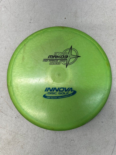 Used Innova STAR MAKO 3 Disc Golf Mid Range Lime Green
