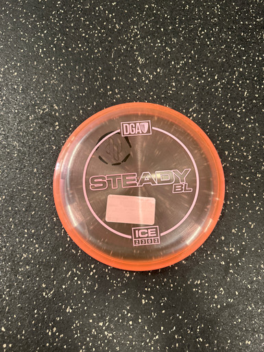 Used DGA ICE STEADY BL Disc Golf Putter Orange