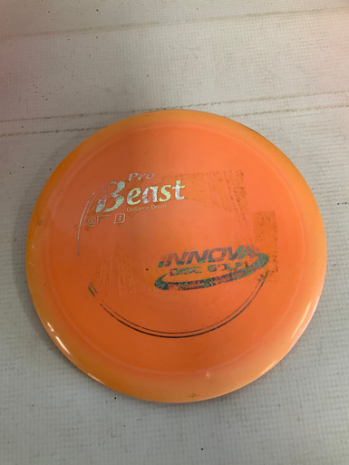Used Innova PRO BEAST Disc Golf Driver Orange 175g