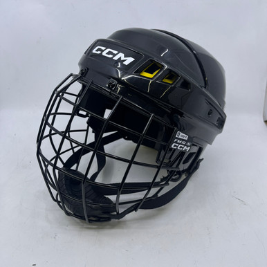 Used CCM XT 10 Helmet Cage Combo Black MD