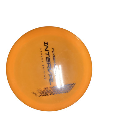Used Finish Line INTERVAL Disc Golf Driver Orange 175g