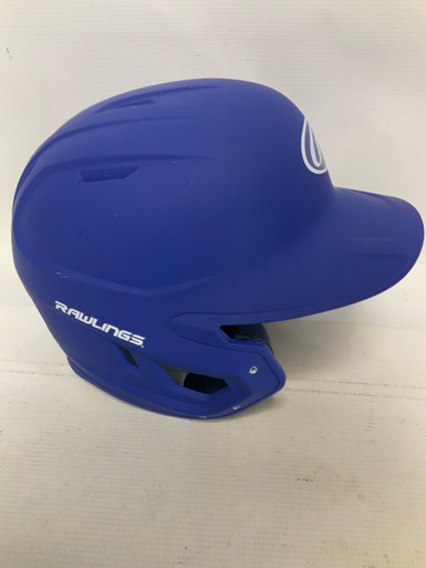 Used Rawlings MACH SR REV A Batting Helmet No Mask Royal Blue LG