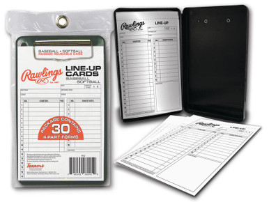 LINE-UP CARDS W/ CASE Baseball & Softball / Accessories