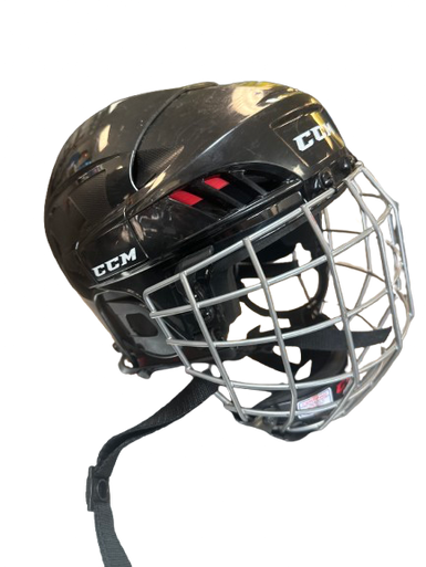 Used CCM KIDS HELMET Helmet Cage Combo Black SM