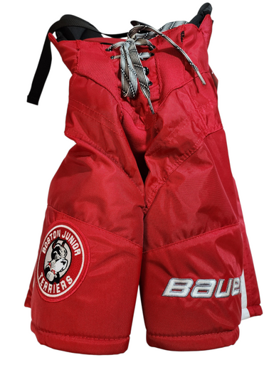 Used Bauer TEAM CUSTOM - JR TERRIERS Junior Pant Red MD