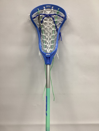 New CRUX 100 BLUE LPJR 6000 Women's Complete Lacrosse Sticks