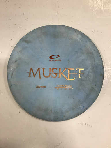 Used Latitude 64 RETRO MUSKET Disc Golf Driver Royal Blue 175g