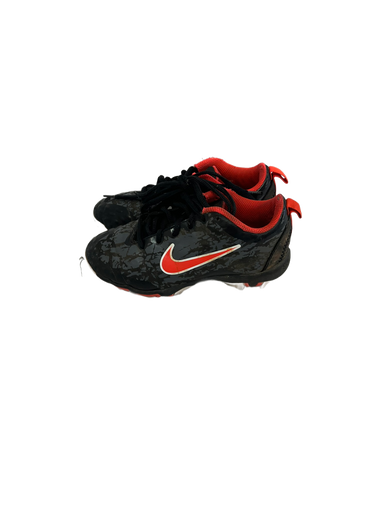 Used Nike FASTFLEX HYPERDIAMOND BB/SB Cleats Black Youth 13.0