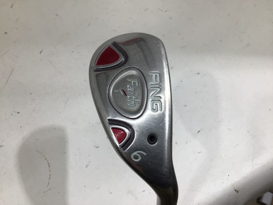 Used Ping FAITH 6 HYBRID RH LADIES FLEX Womens Hybrid Club RH 6 Hybrid