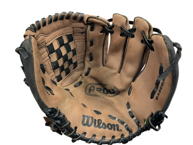 Used Wilson A2457 BB/SB Glove T-ball Brown 11 1/2"