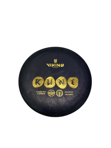 Used VIKING DISCS RUNE Disc Golf Putter Black
