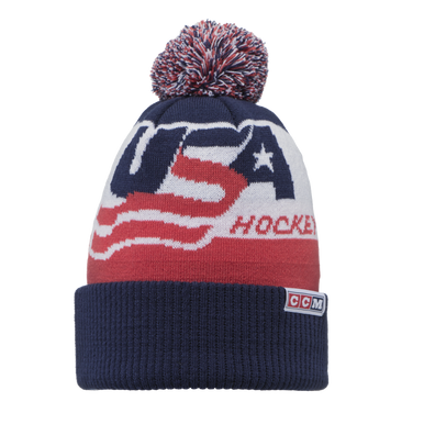 New CCM Pom Knit Hat USA