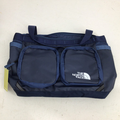 Used North Face BASE CAMP VOYAGER TOTE BAG Backpack Navy Blue