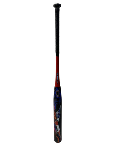 Used Monsta 22SPTT240U2 BB/SB Slowpitch Bat Black/Navy/Red 34"