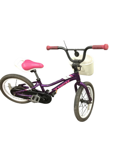Used Trek PRECALIBER BMX Bike Girls Purple 16"
