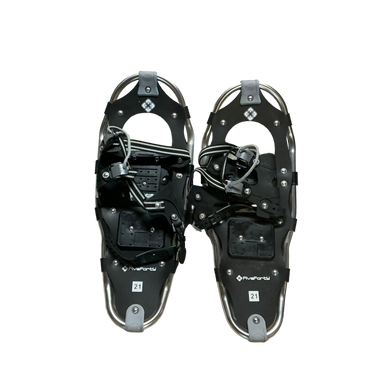 21" BK/GR SNOWSHOES Cross Country Ski / Snowshoes