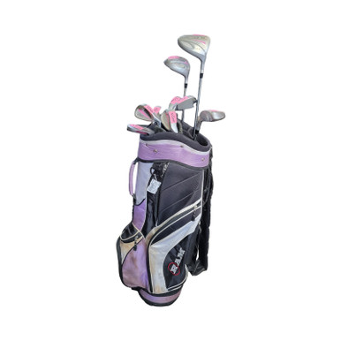 Used TiTech XGEN II LADIES SET Womens Package Set RH Grey 9 Piece