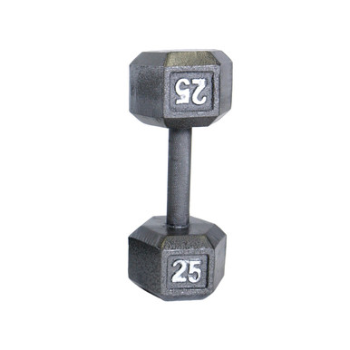 New Hex Dumbbell 25 pound | Dumbbells