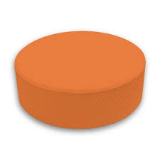 New HOCKEY PUCK ORANGE