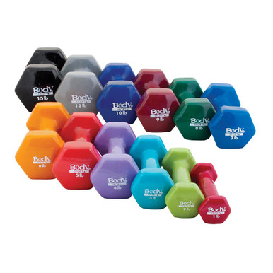BODY SPORT VINYL DUMBBELL 7LB Dumbbells