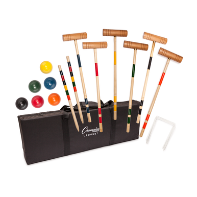 New Trnmnt Series Croquet Set Outdoor Games