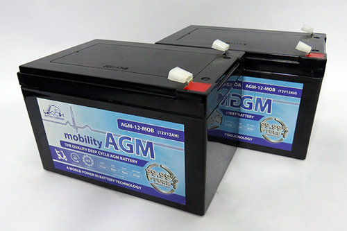 AGM-85-MOB - Two 12V 85Ah Batteries For Mobility Scooters - VAT EXEMPT