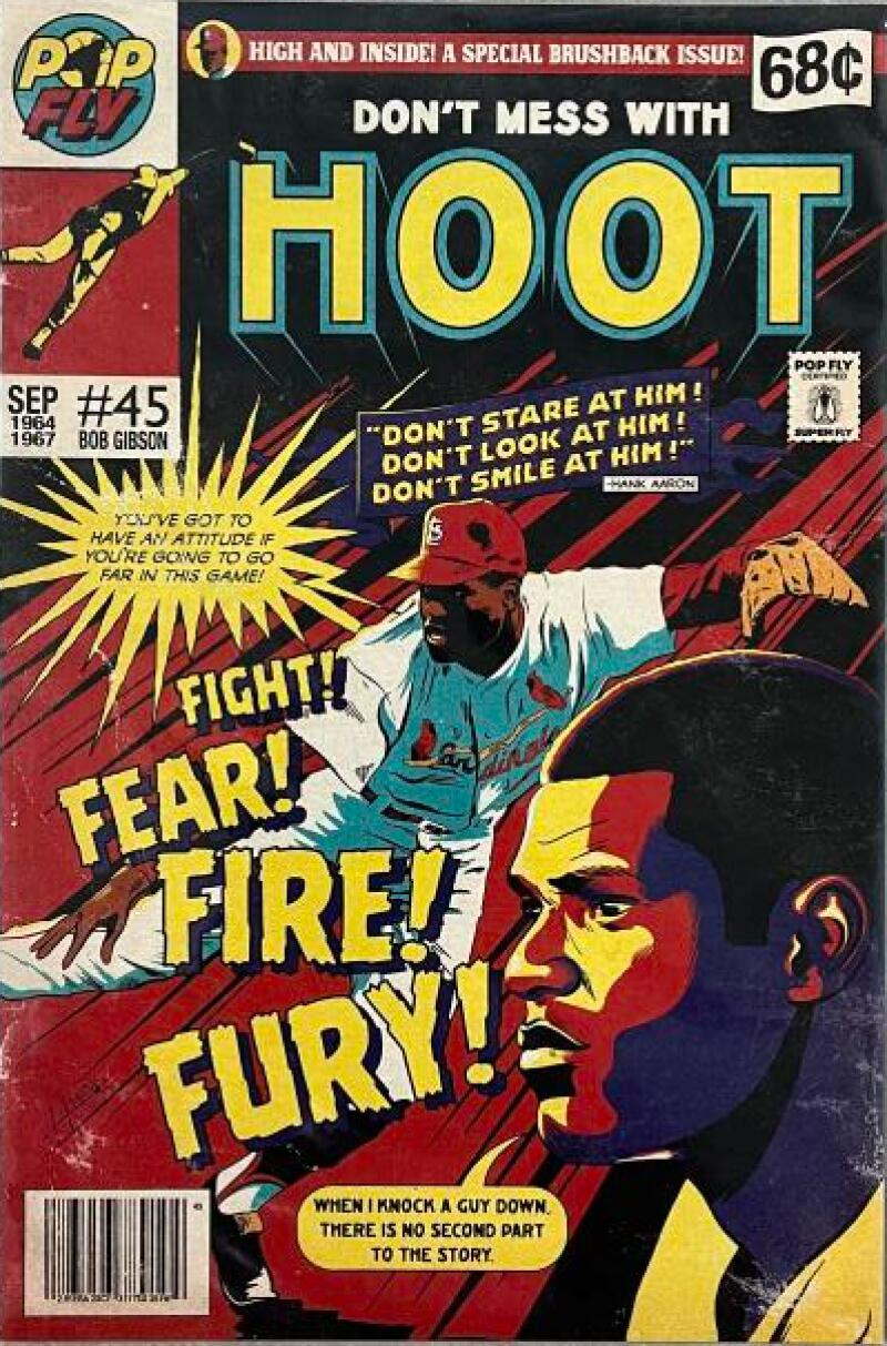 Bob Gibson - Don't Mess with HOOT Pop Fly Pop Shop Daniel Jacob Horine ...