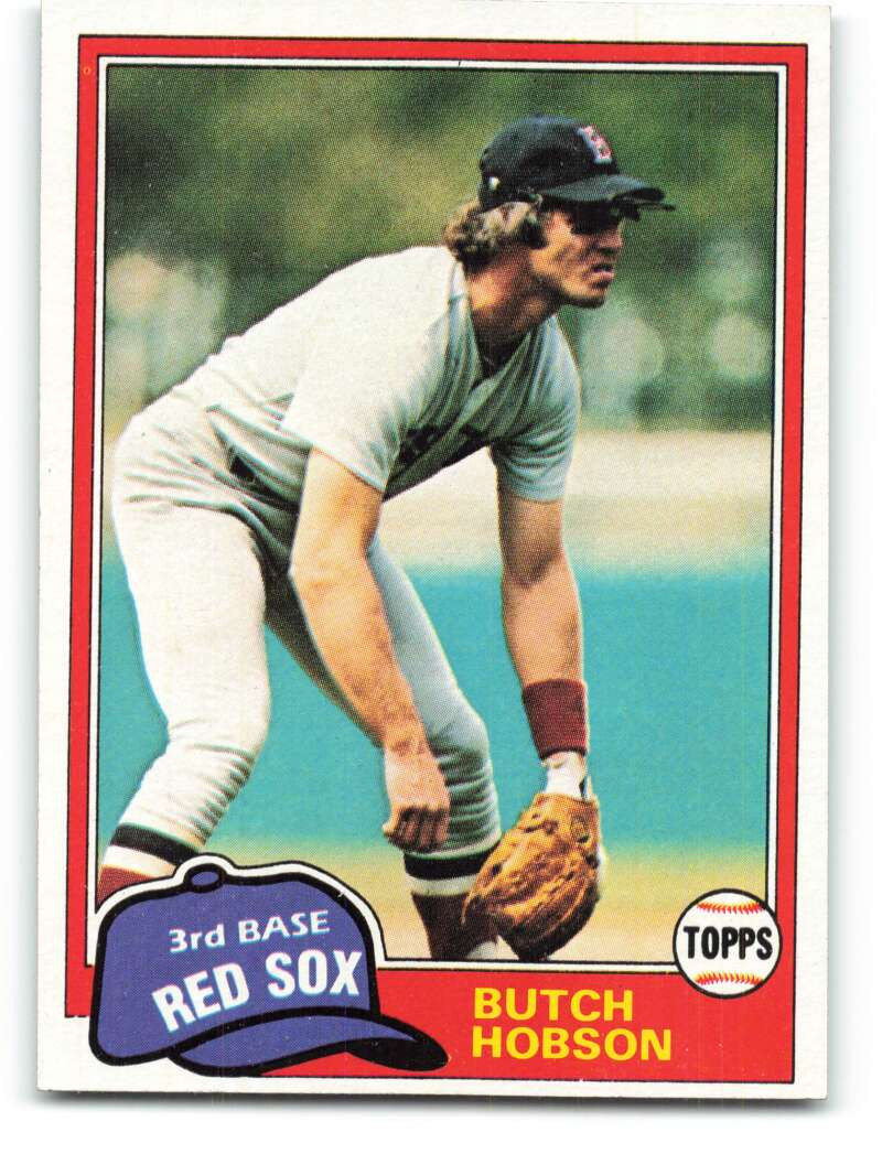 1981 Topps #595 Butch Hobson VG Boston Red Sox - Under the Radar Sports