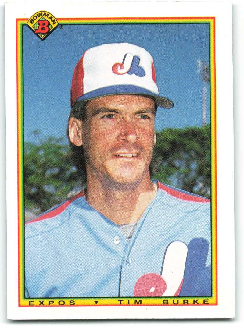 1990 Bowman #103 Tim Burke VG Montreal Expos - Under the Radar Sports