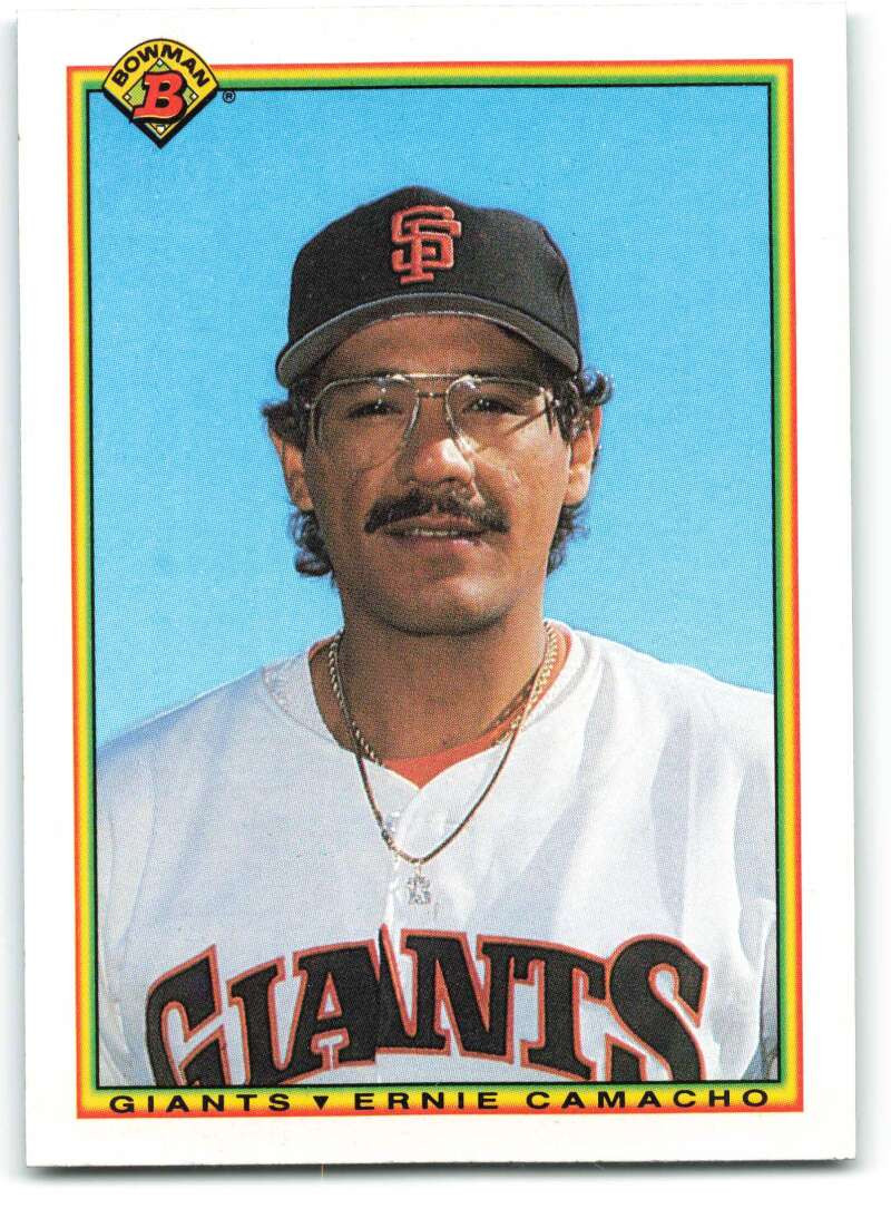 1990 Bowman #229 Ernie Camacho VG San Francisco Giants - Under the ...
