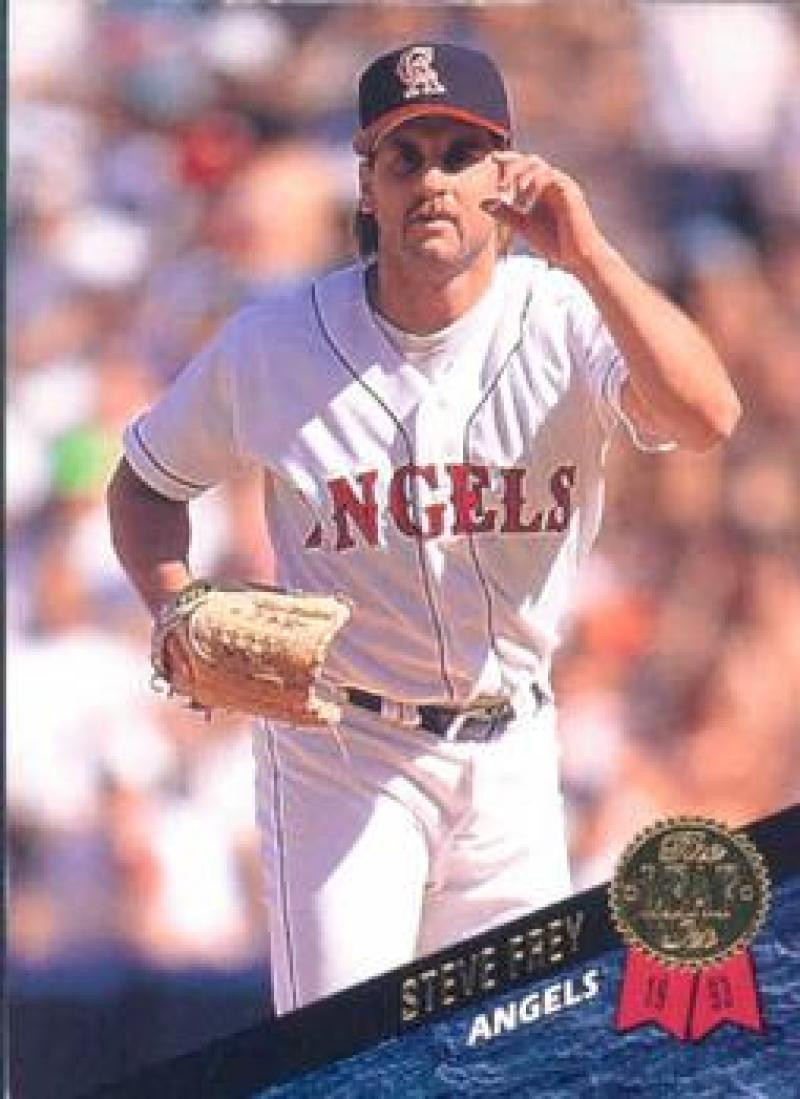 1993 Leaf #488 Steve Frey VG California Angels - Under the Radar Sports