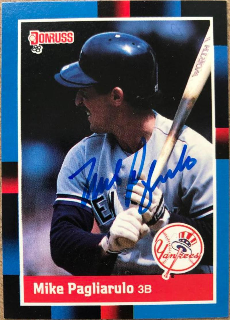 Mike Pagliarulo Autographed 1988 Donruss #105 - Under the Radar Sports
